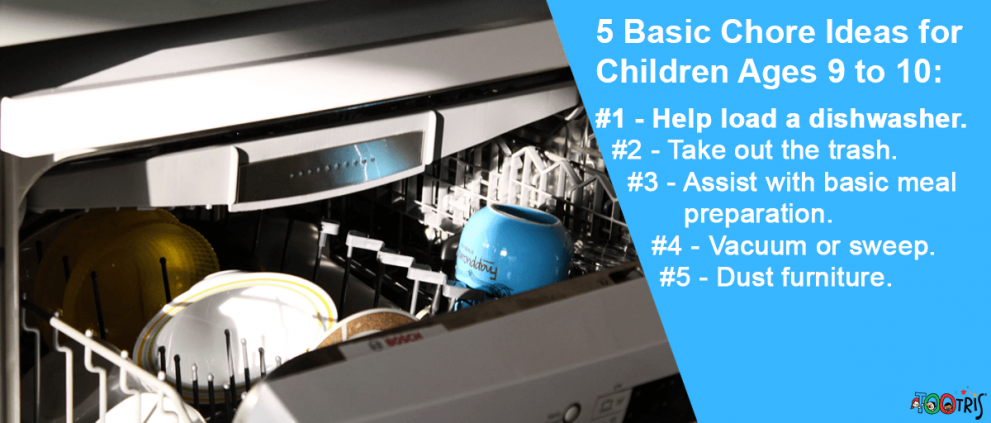 14 Easy Age Appropriate Chore Ideas & Lists for Kids 6 to 10 Years Old