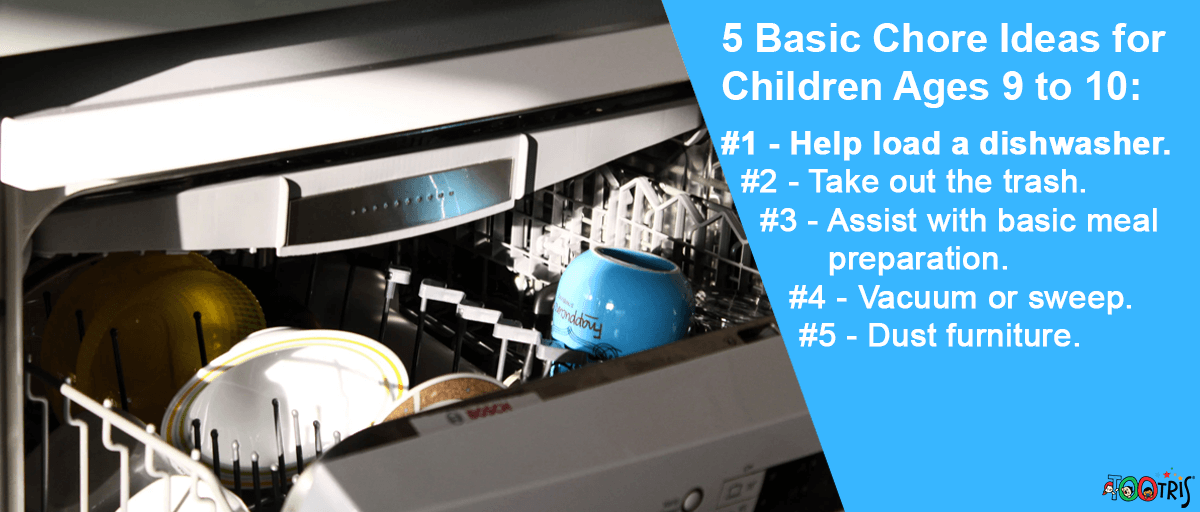 14 Easy Age Appropriate Chore Ideas & Lists for Kids 6 to 10 Years Old