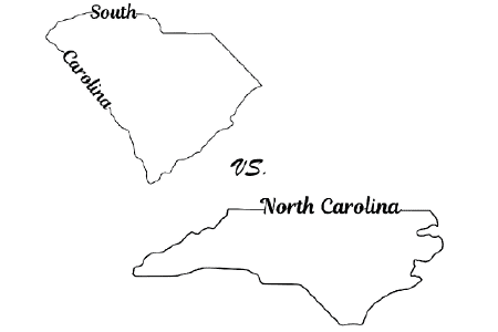 State Comparison Challenge - North Carolina vs. South Carolina