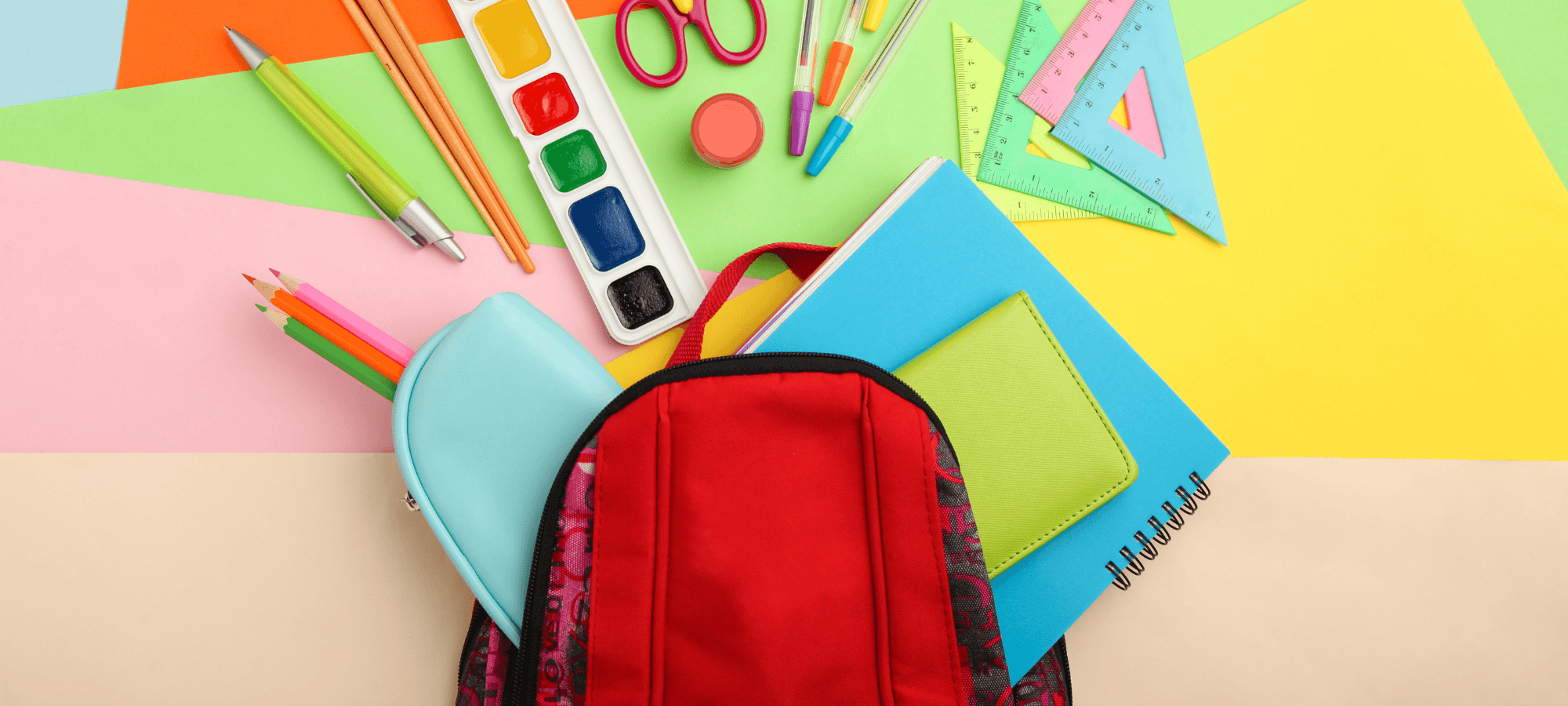 Back to School Supplies for Children from 4 to 6 Year Olds